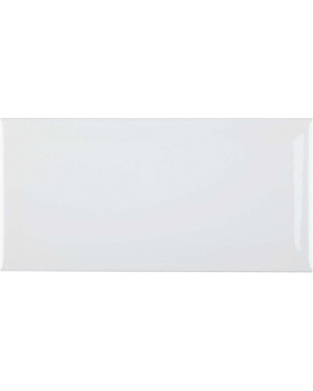 Stylish Metro Tiles White Shiny 10x20 cm I Tiles Online Store