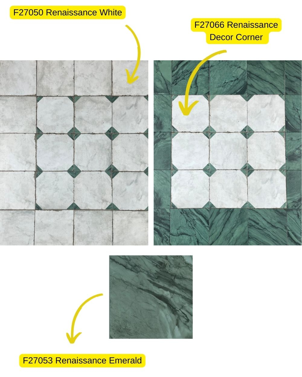 Floor Tiles Renaissance 20x20 cm Order Online Cheap| Renaissance Emerald