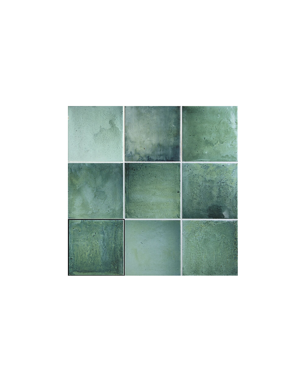Small wall tiles bathroom | kitchen tiles square | Sintra Emerald Green ...