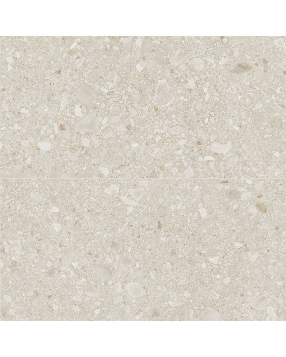 Fliesen Terrazzo Optik Beige 120x120 cm | Greystone Beige