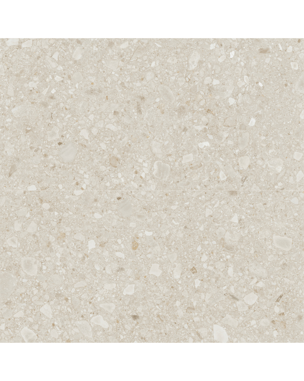 Fliesen Terrazzo Optik Beige 120x120 cm | Greystone Beige