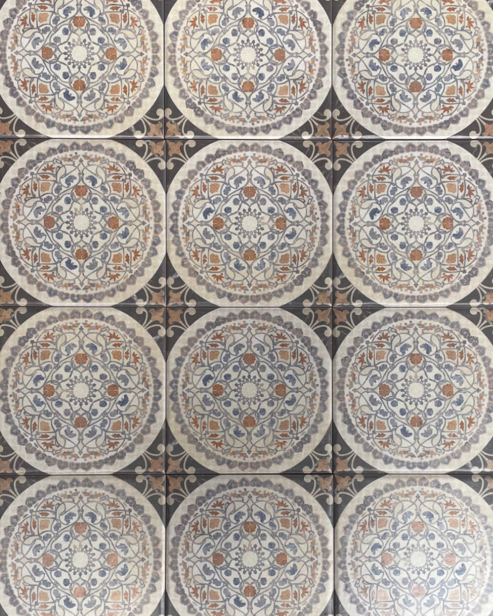 copy of Vintage Tiles Black 15x15 cm | Village Monte Black